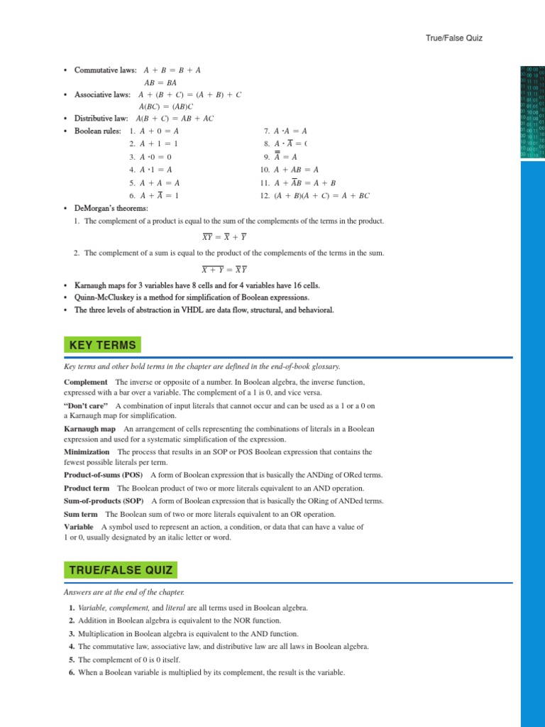 Sheet 4 | PDF | Boolean Algebra | Teaching Mathematics