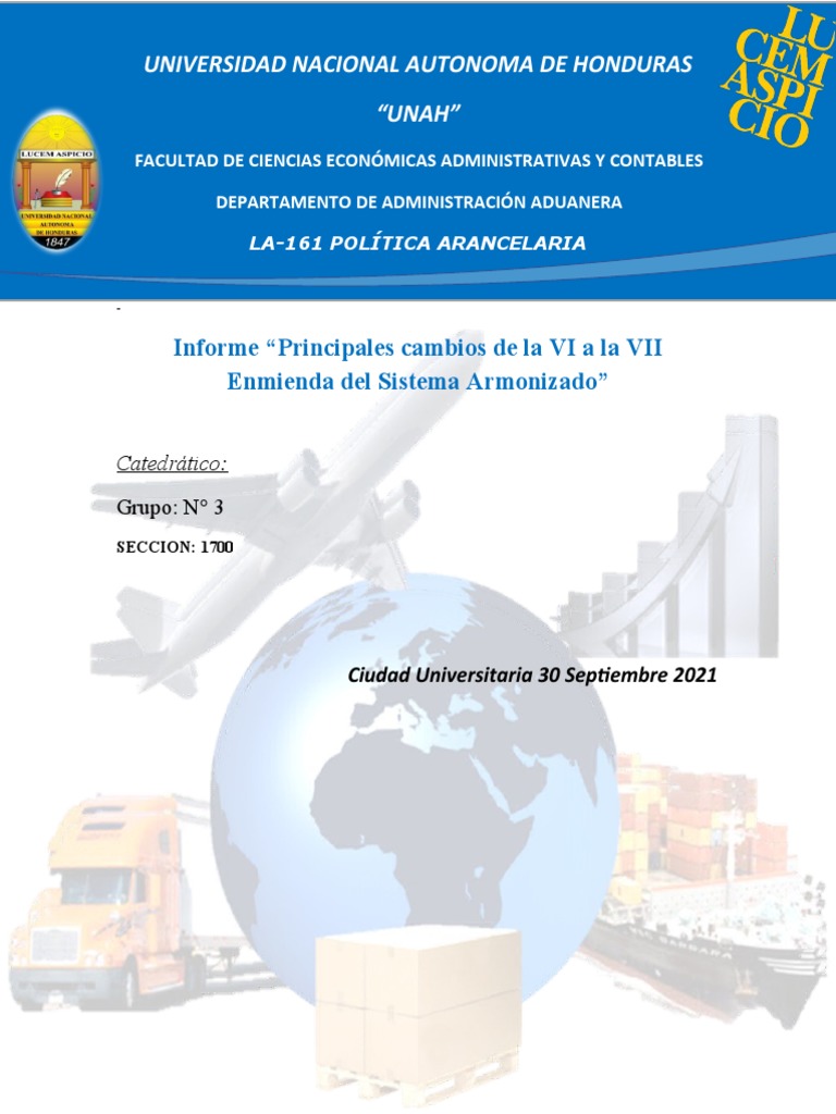 Cambios Vi A Vii Enmienda Del Sistema Armonizado | PDF