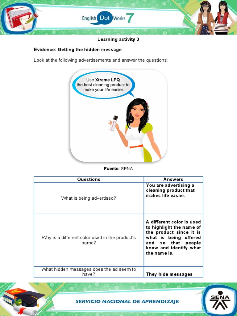 Look at The Following Advertisements and Answer The Questions | PDF ...