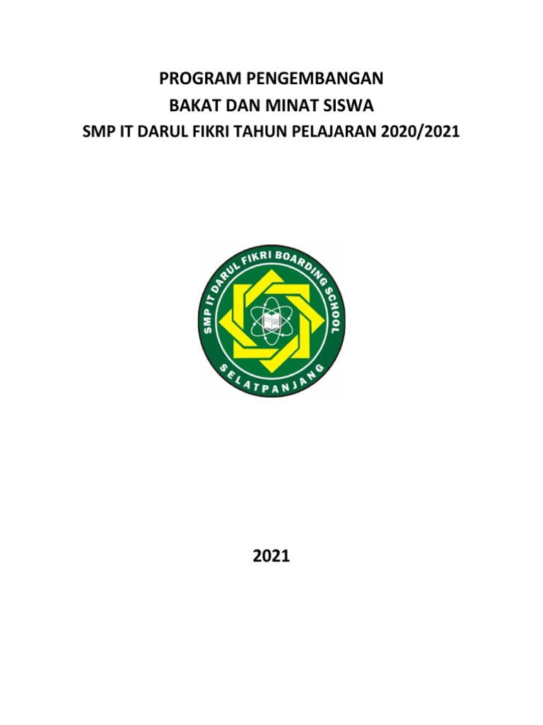 Program Pengembangan Bakat & Minat Siswa | PDF