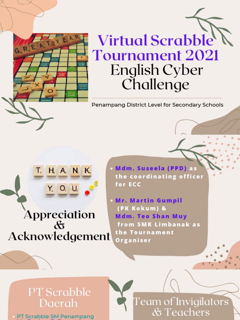 Penampang Virtual Scrabble Tournament 2021 | PDF