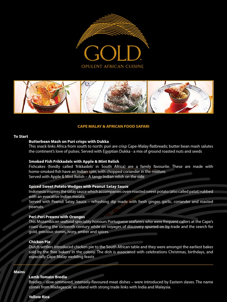 Gold Restaurant Menu 02 | PDF | Eating Behaviors Of Humans | Food And Drink
