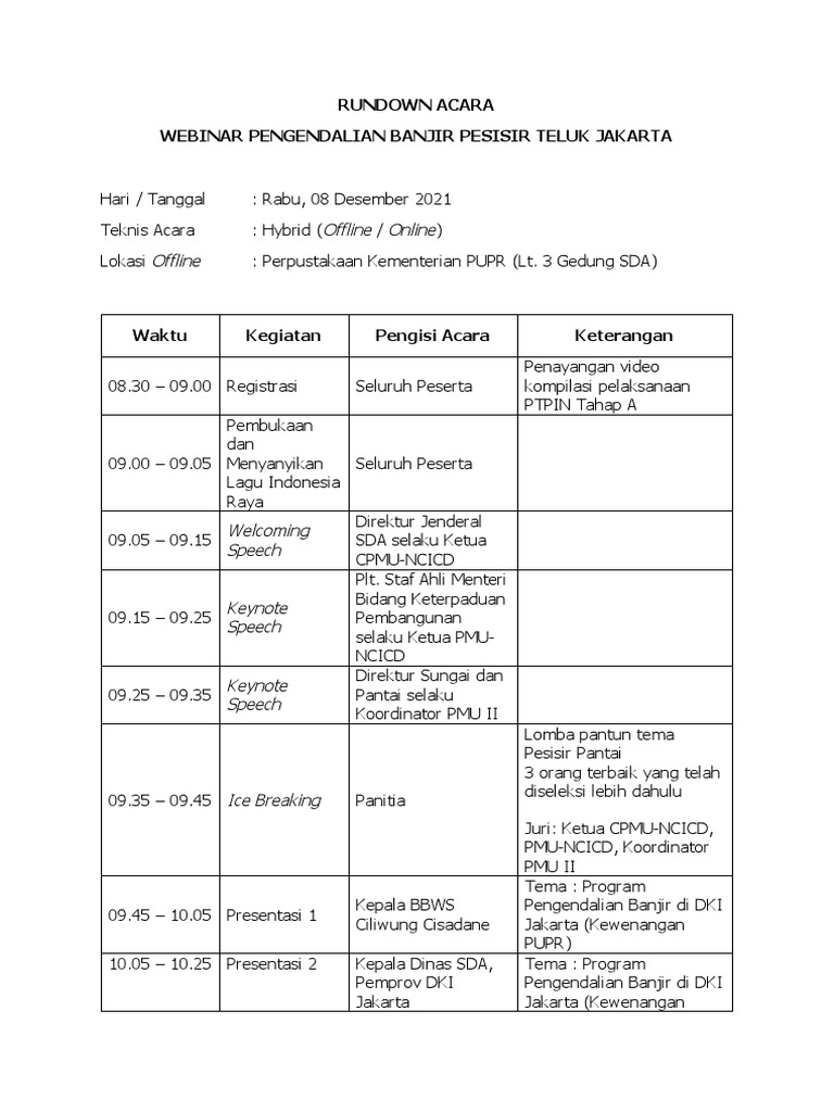 Rundown Webinar - Edited1 | PDF