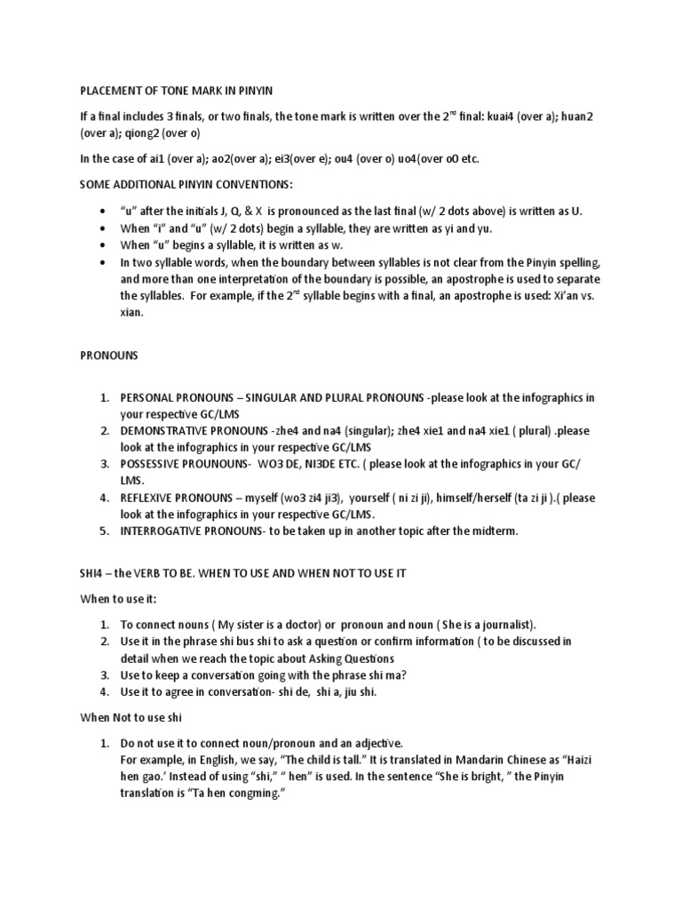 How To Form Questions in Mandarin | PDF | Question | Pronoun