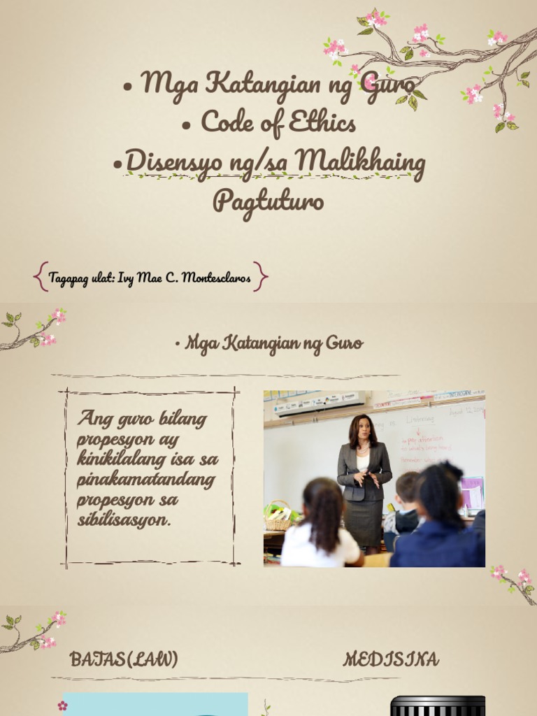 Mga Katangian NG Guro | PDF