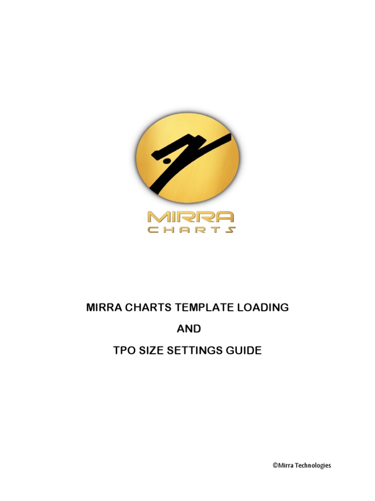 Mirra Charts Template Loading AND Tpo Size Settings Guide | PDF