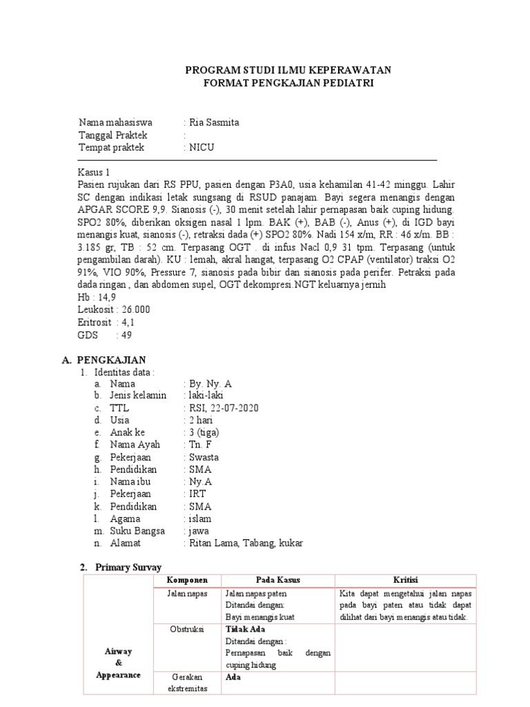 (Lamp 5) Format Pengkajian Picu | PDF