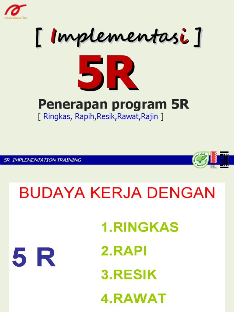 Konsep Pelatihan 5R | PDF