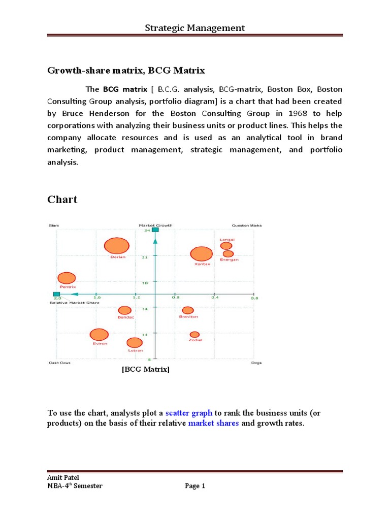 BCG and GE Matrix Overview in Strategy | PDF | Economies | Business ...