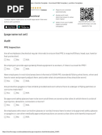 Pre-Startup Safety Review (PSSR) Checklist | PDF | Personal Protective ...