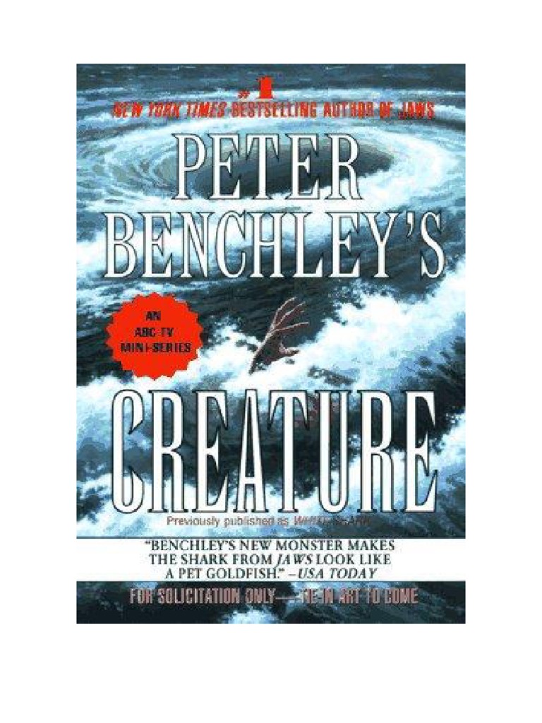Peter Benchley - 1997 - Peter Benchley's Creature | PDF | Volcano ...