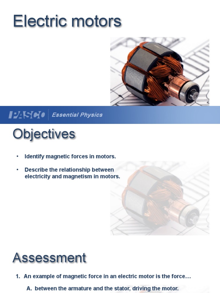 Electric Motors | PDF | Electric Motor | Magnet
