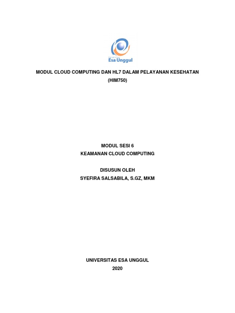 Modul Cloud 6 | PDF | Komputer