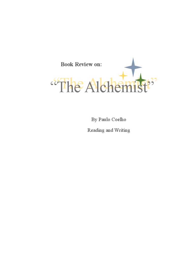 The Alchemist Book Review | PDF