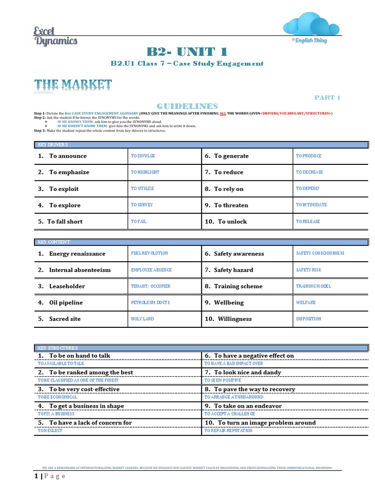 B2.U1 Class 7 - Case Study | PDF | Sioux | Petroleum