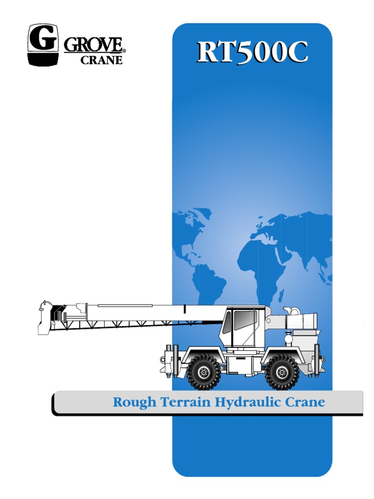 Grove RT500C Spec | PDF | Mechanical Engineering | Vehicles