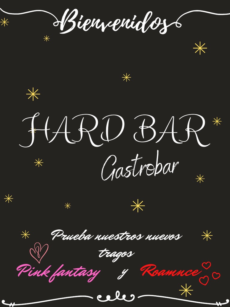 Menú Hard Bar 2 | PDF | Salsa de tomate | pesto