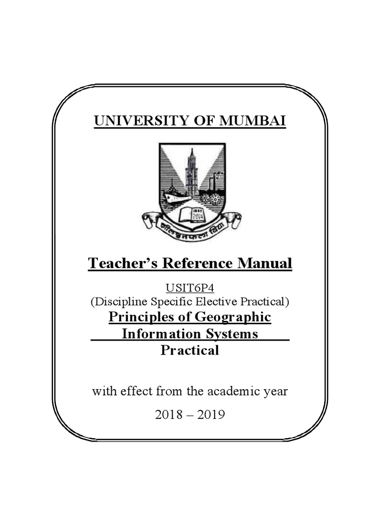 GIS Practical Guide for Mumbai University | PDF | Geographic ...