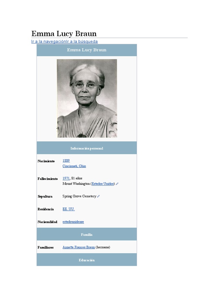 Emma Lucy Braun | PDF | Contenido libre | Procesamiento de información ...