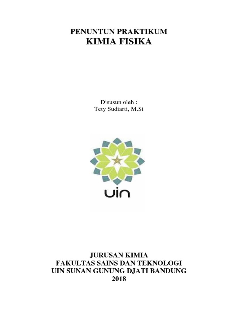 Modul Praktikum Kimia Fisik | PDF