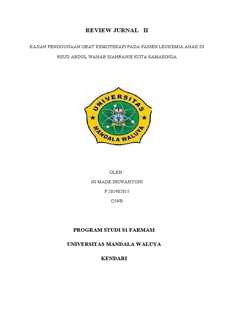 Kemoterapi Leukemia Anak di Samarinda | PDF