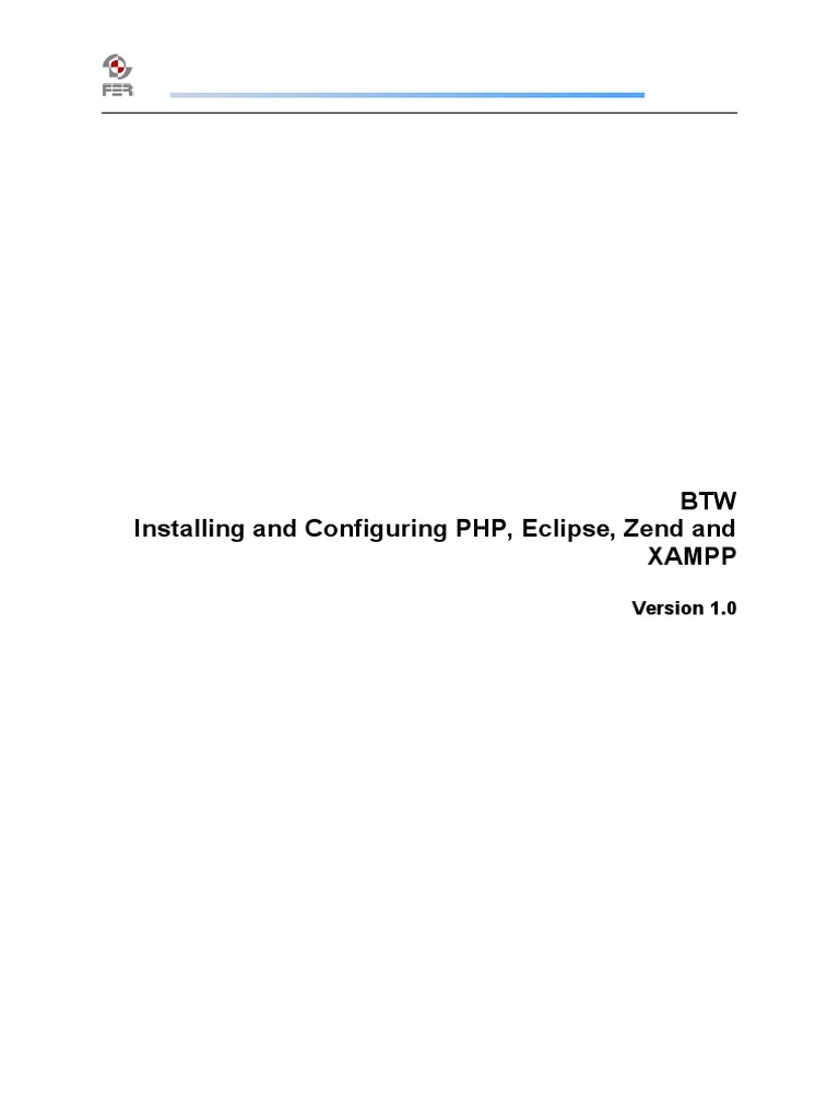 PHP & XAMPP Setup Guide | PDF | Php | Eclipse (Software)