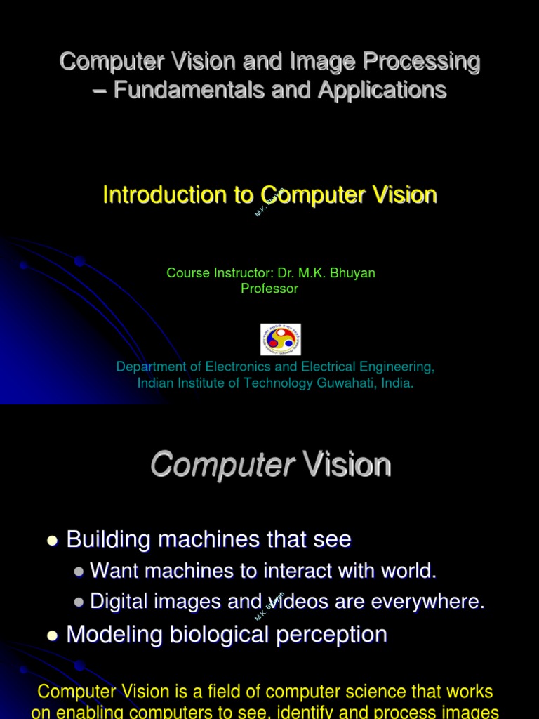 Computer Vision Notes | PDF