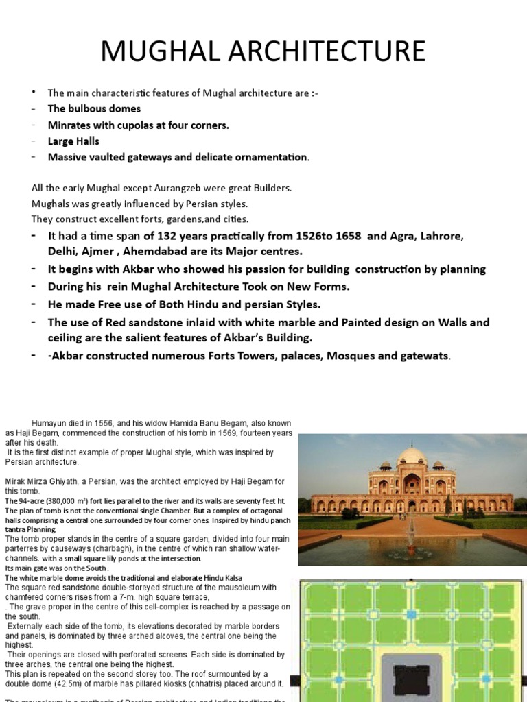 Mughal Architecture 1 | PDF | Architectural Elements | Architectural Design