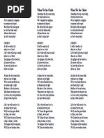 Peace in Christ Lyrics PDF | PDF | Religion & Spirituality