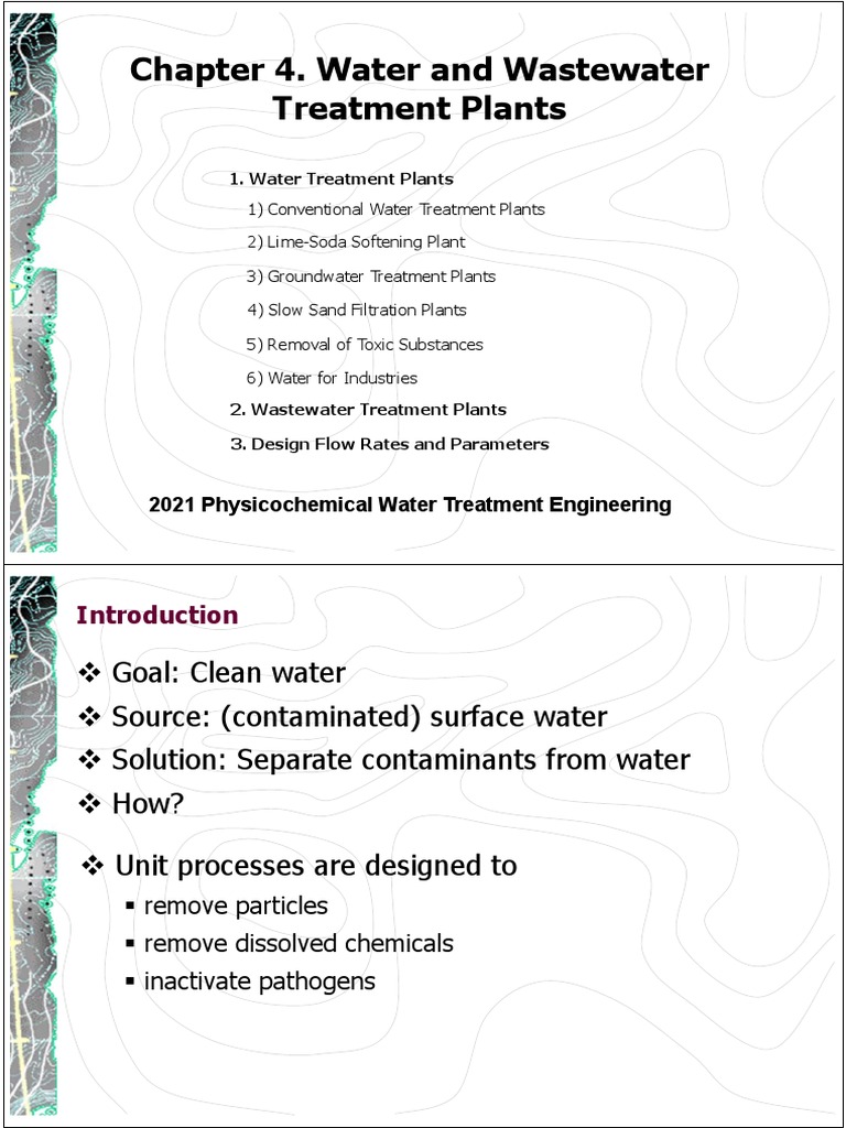 Water and Wastewater Treatment Overview | PDF | Water Purification ...