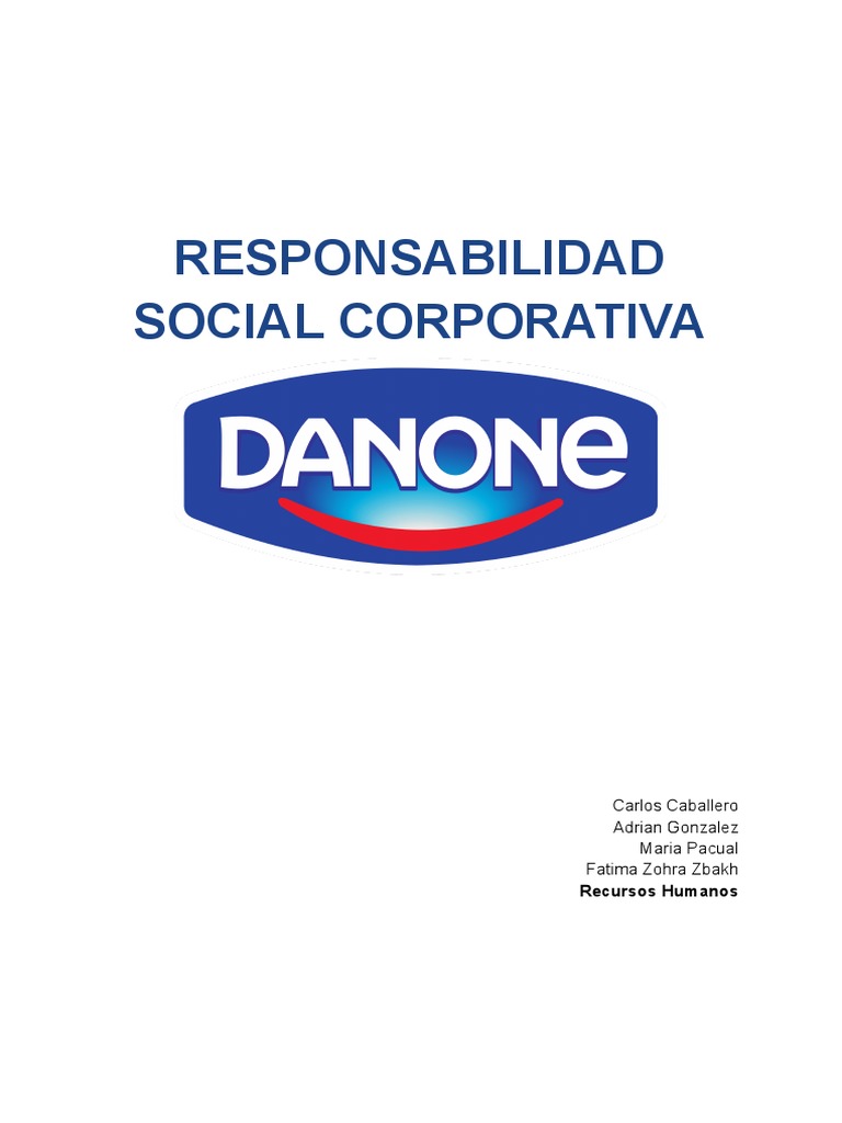 Trabajo Danone | PDF | Sustentabilidad | Alimentos
