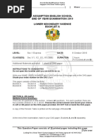 Reach and ICAS Sample Questions Writing Persuasive Paper I | PDF | Argument