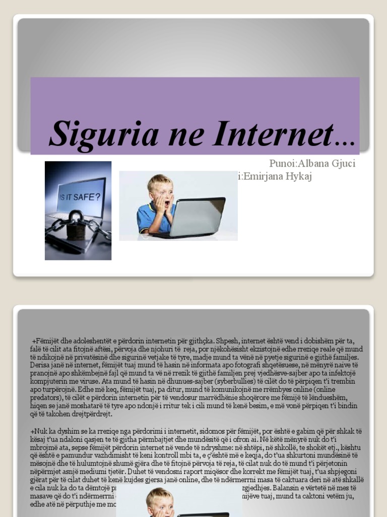 Siguria Ne Internet | PDF
