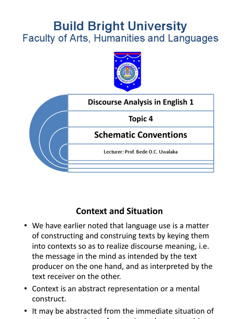 Topic 4 Schematic Conventions | PDF | Schema (Psychology) | Psychology