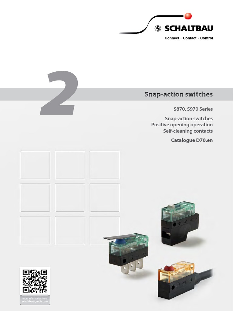 Snap-Action Switches | Download Free PDF | Switch | Printed Circuit Board