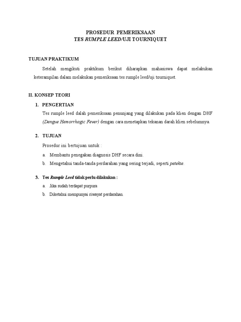 Tes Rumple Leed | PDF