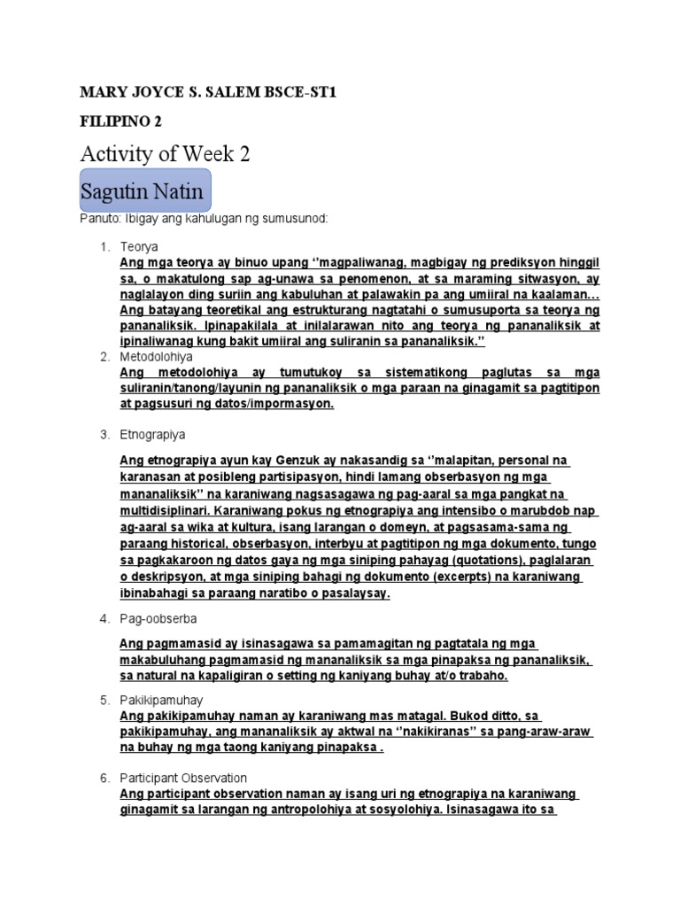 Salem (Fil2) Act2 | PDF