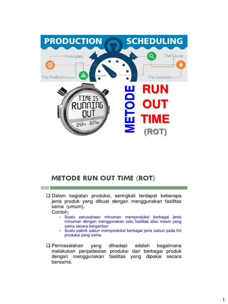6.penjadwalan ROT | PDF