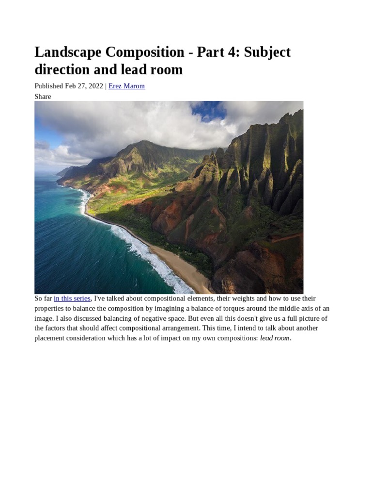Landscape Composition 4 - Basics and Advanced | PDF | Symmetry