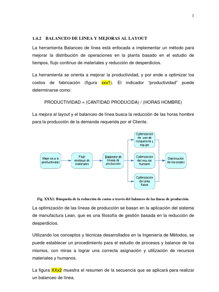 Balanceo de Línea en Manufactura Lean | PDF | Business