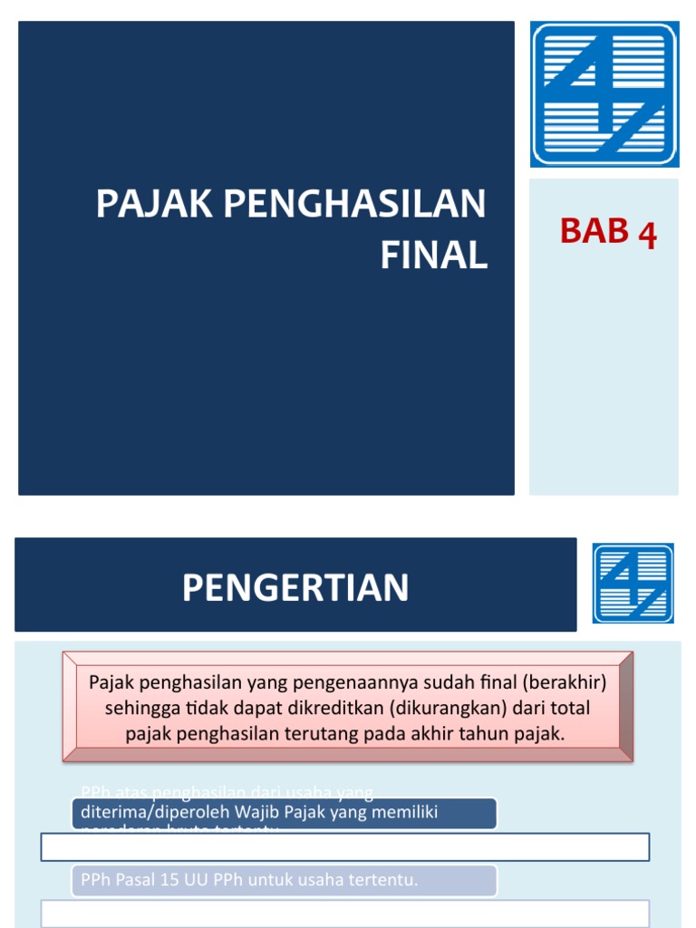 Bab 4 PPH Final | PDF | Pengelolaan Keuangan & Uang