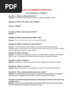 Volumetric Analysis Viva Questions With Answers. | PDF | Titration ...