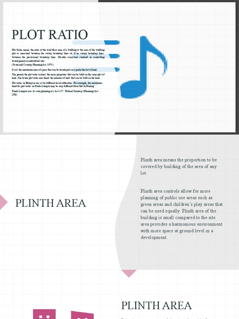 Plot Ratio & Plinth Area | PDF | Ratio | Area