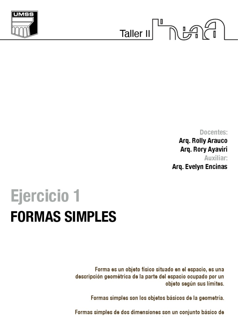 3 Formas Simples | PDF | Espacios topológicos | Formas geométricas