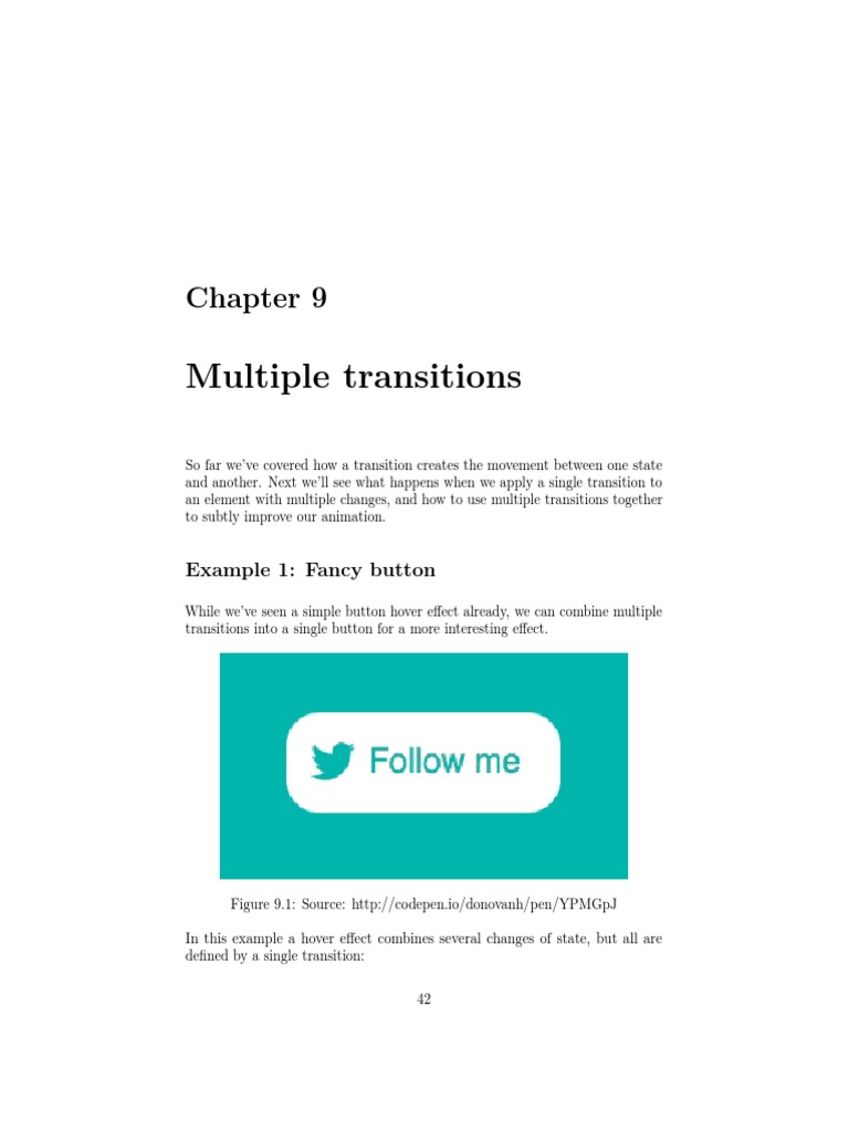 CSS Animation 101 Multiple Transitions | PDF | Teaching Methods ...