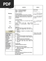 Lesson Plan Gr4 English FAL T3 W1&2 | PDF | Lesson Plan | Verb