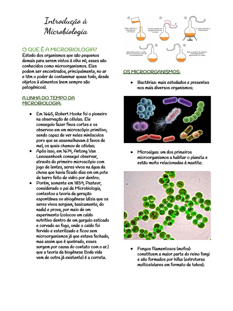 Introdução À Microbiologia | PDF | Microrganismo | Microbiologia