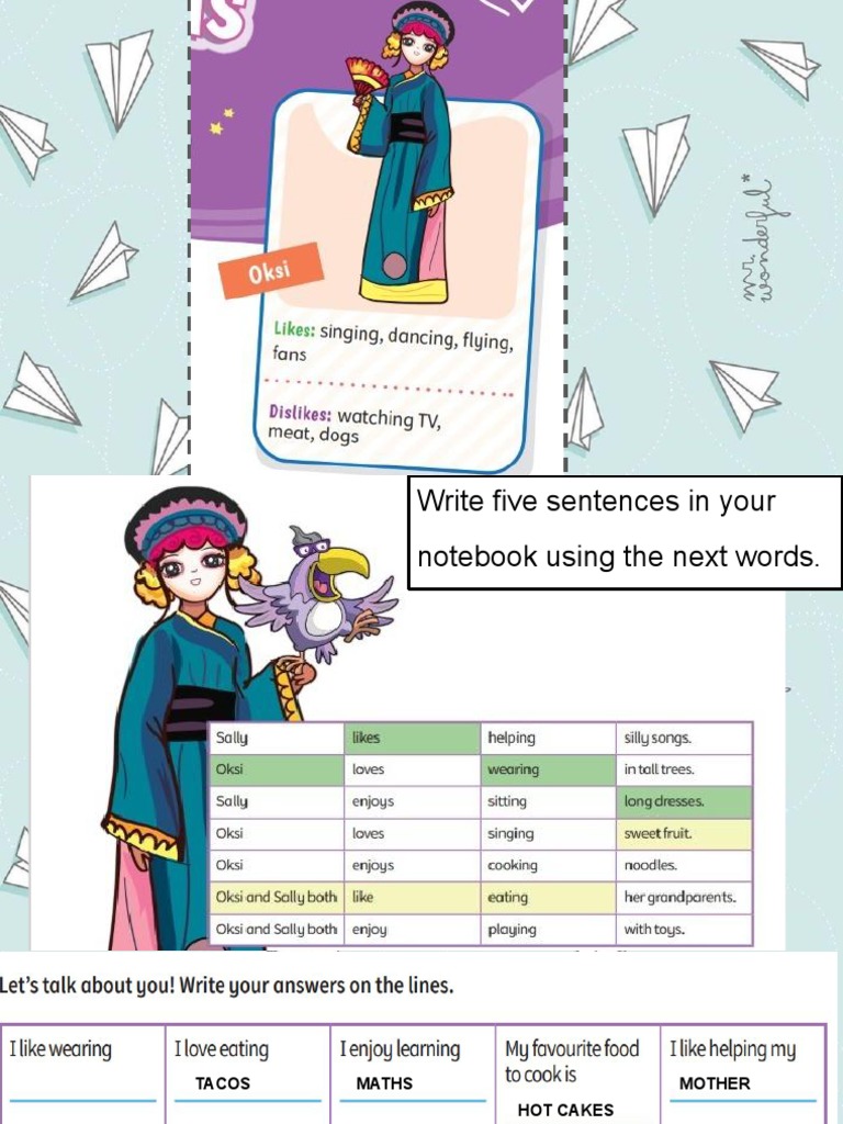 World of Fun Activity - Meet Oksi - Movers | PDF