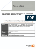 Cat Stress Score Assessment Guide | PDF | Cats | Zoology