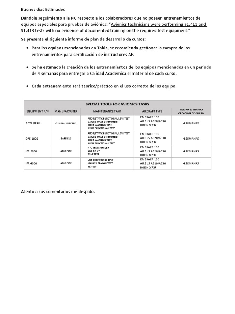 Special Tools For Avionics Tasks | PDF | Compañías de transporte ...